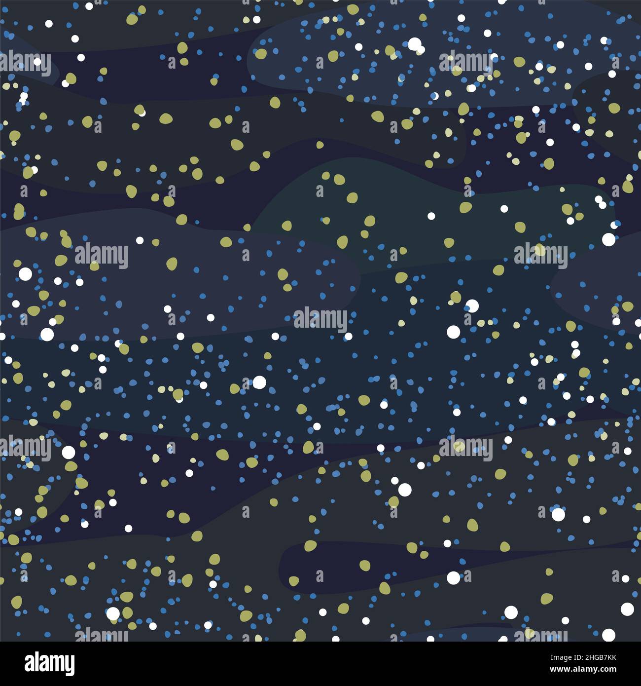 Cosmos background. Seamless pattern. Childrens illustration. Starry sky ...