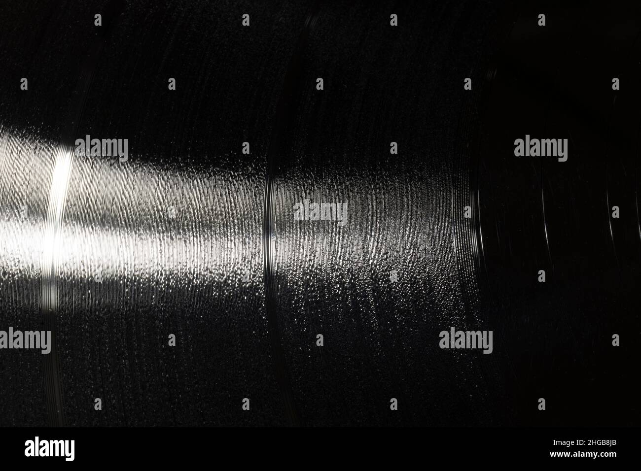Vinyl LP Record grooves for musical background. Before streaming, Long ...