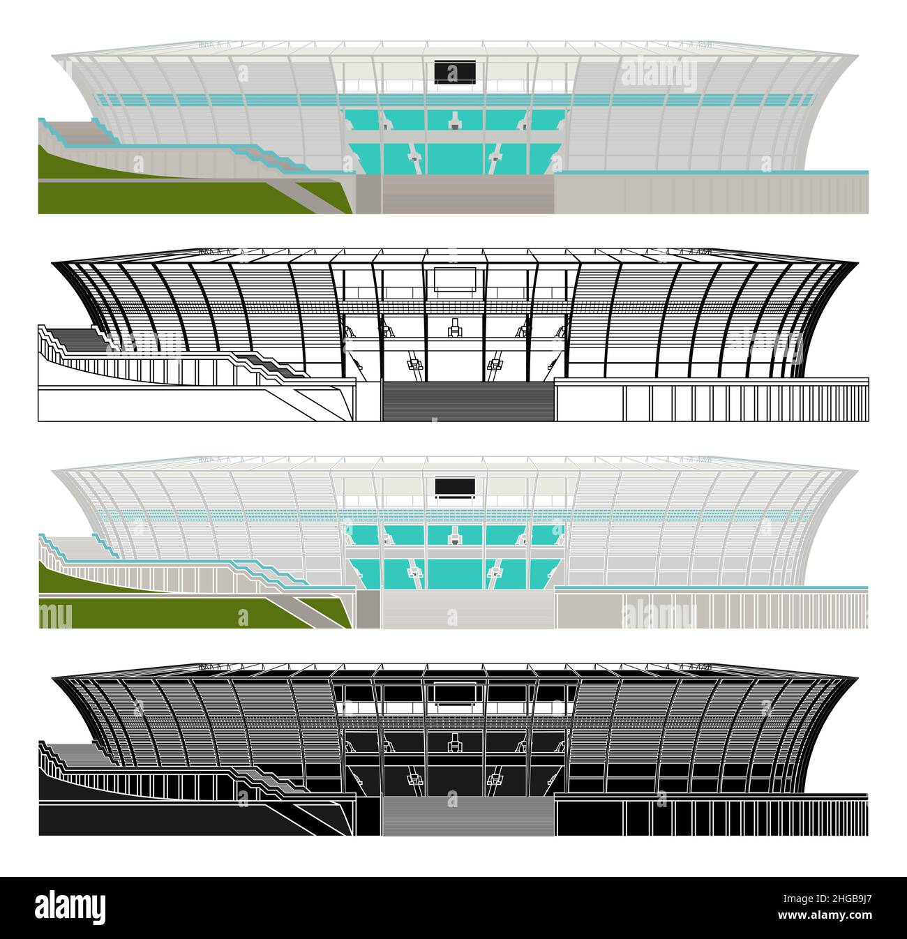 Famous Stadium in Salvador, Brazil Stock Vector Image & Art - Alamy