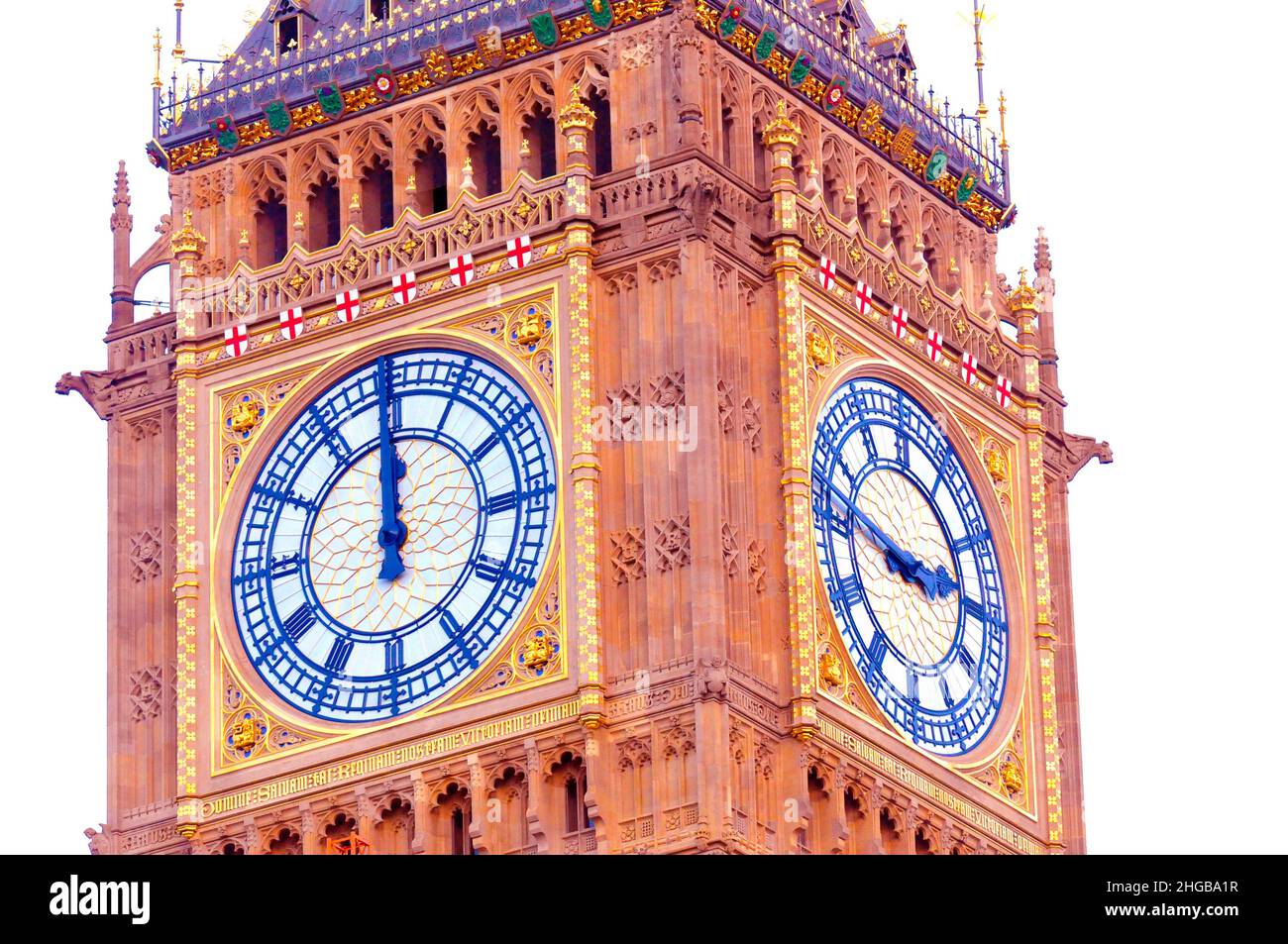 London, UK. 19th Jan, 2021. Work continues on Big Ben and the Elizabeth ...