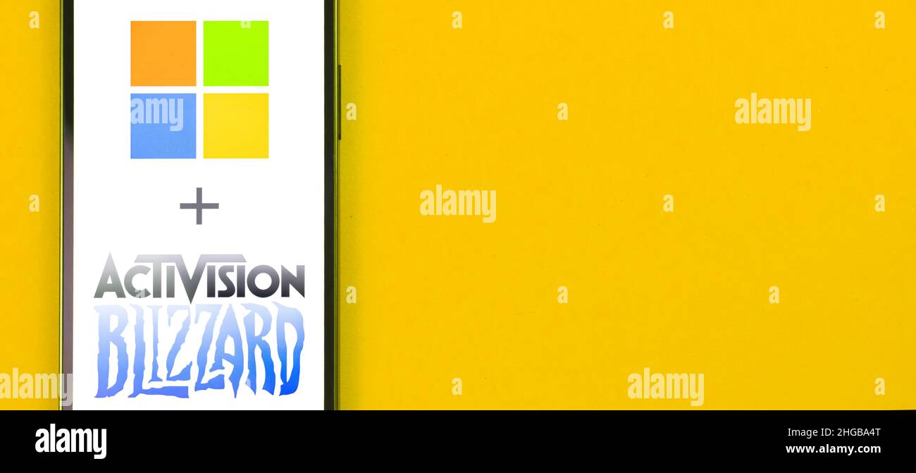 Microsoft activision blizzard logo hi-res stock photography and images ...