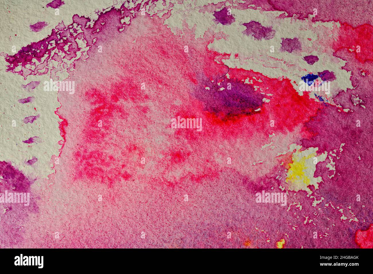 Watercolor, paint, abstraction. Close-up. Real Texture of watercolor ...