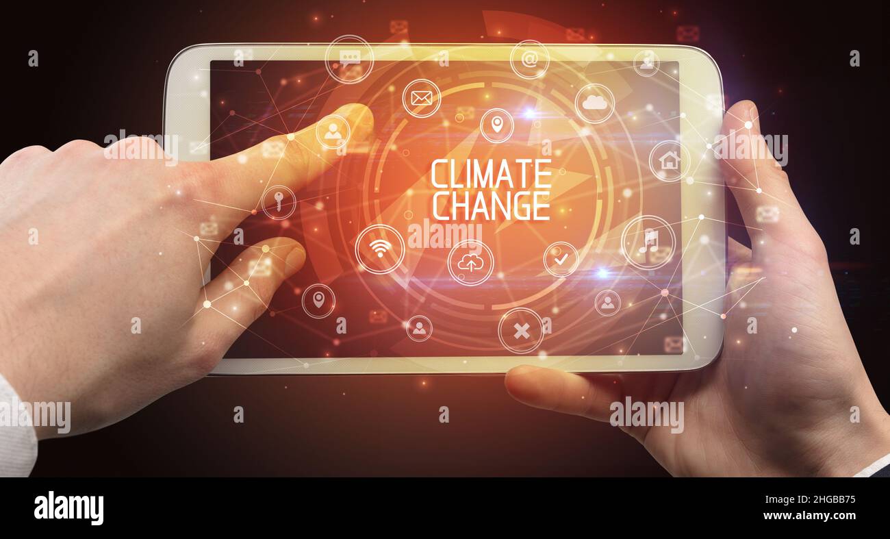 Close-up of a tablet with inscription Stock Photo - Alamy