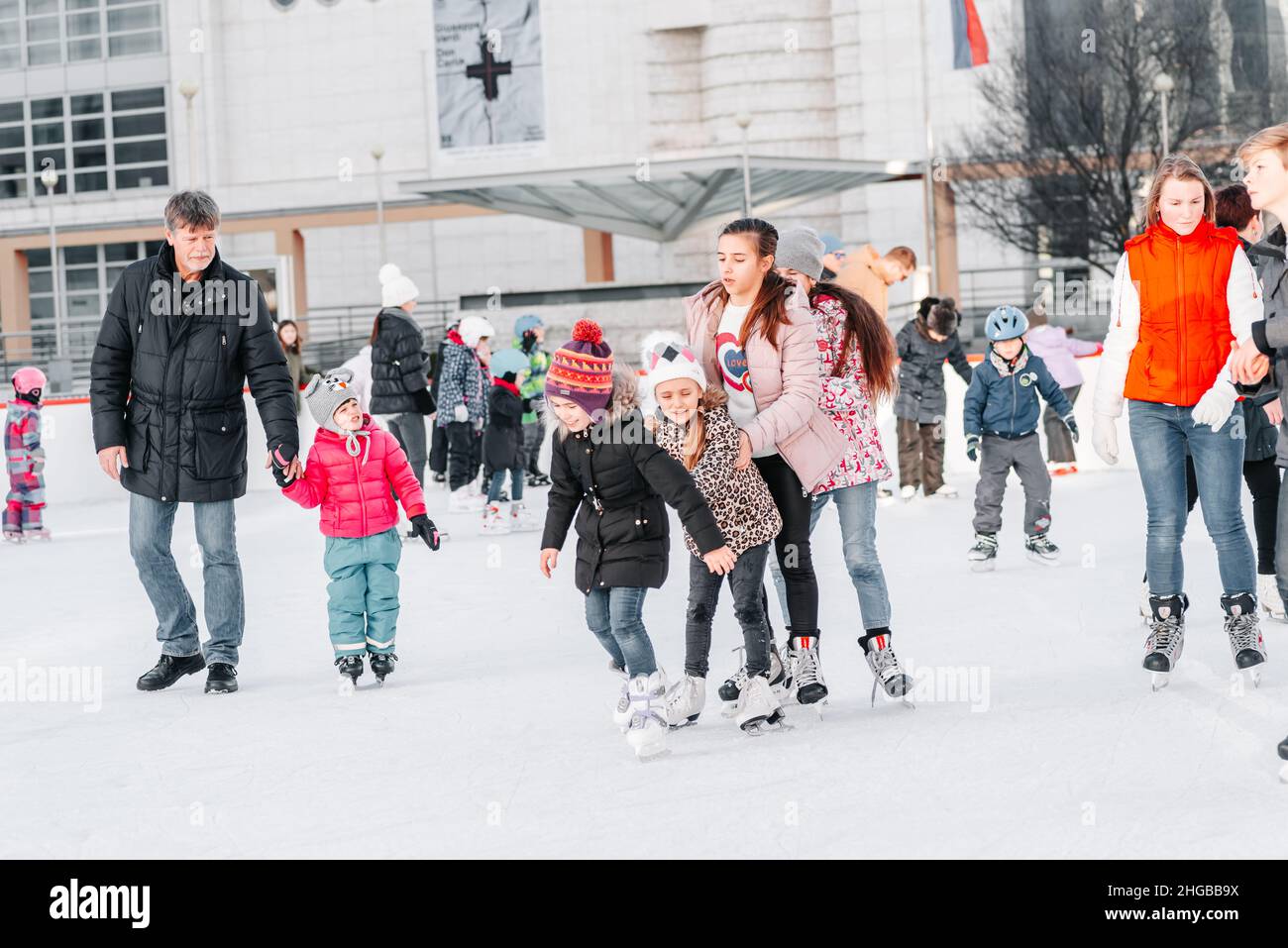 Slovakia.Bratislava.28.12.2018.Soft,Selective focus.Outdoor.Winter ...