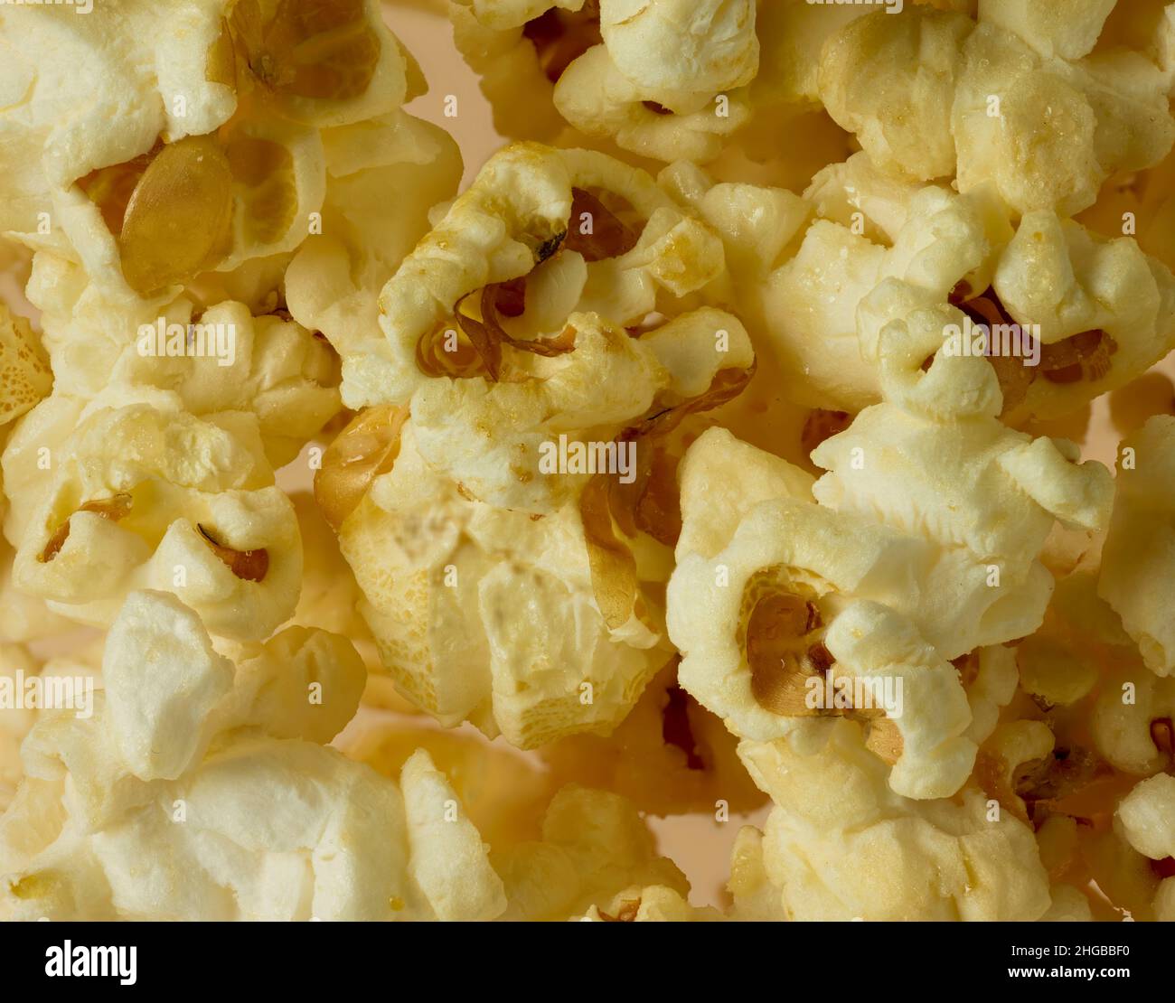 Popcorn, close up snack food portrait Stock Photo - Alamy