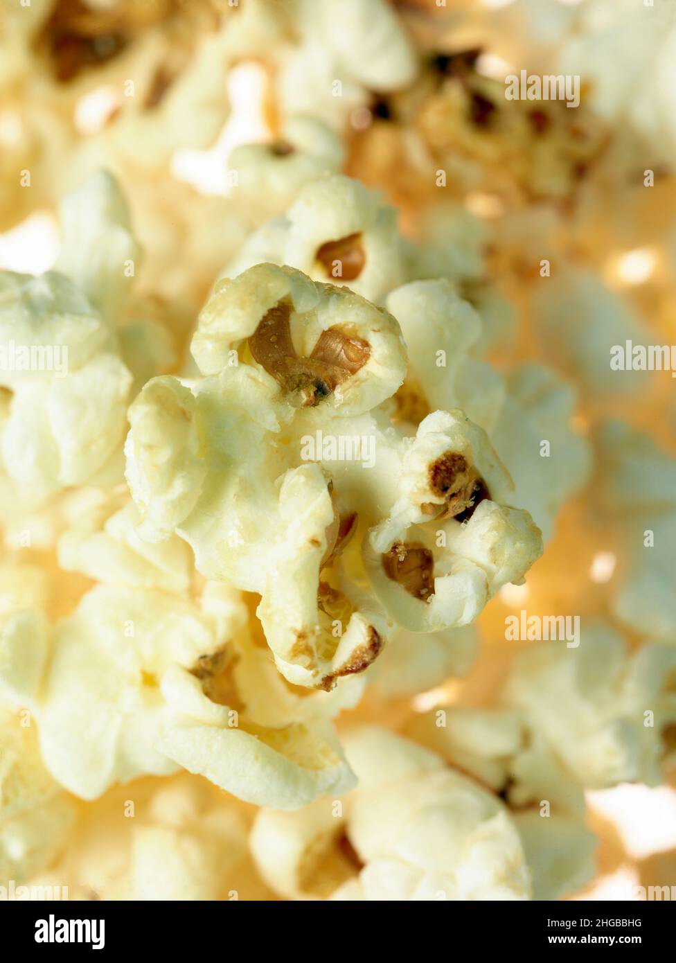 Popcorn, close up snack food portrait Stock Photo - Alamy