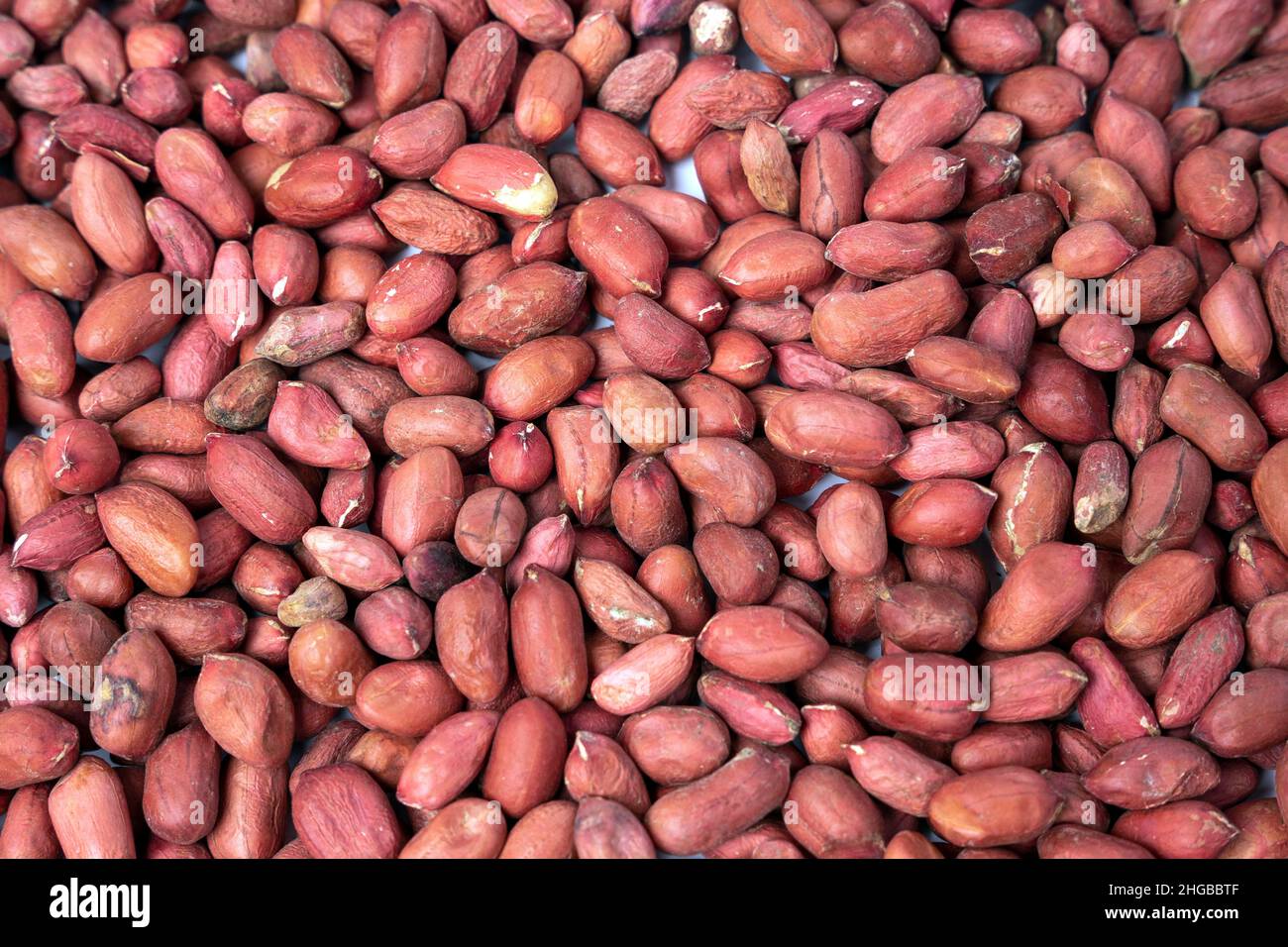 Background of peeled raw peanuts. Peanuts without shells, peeled raw ...