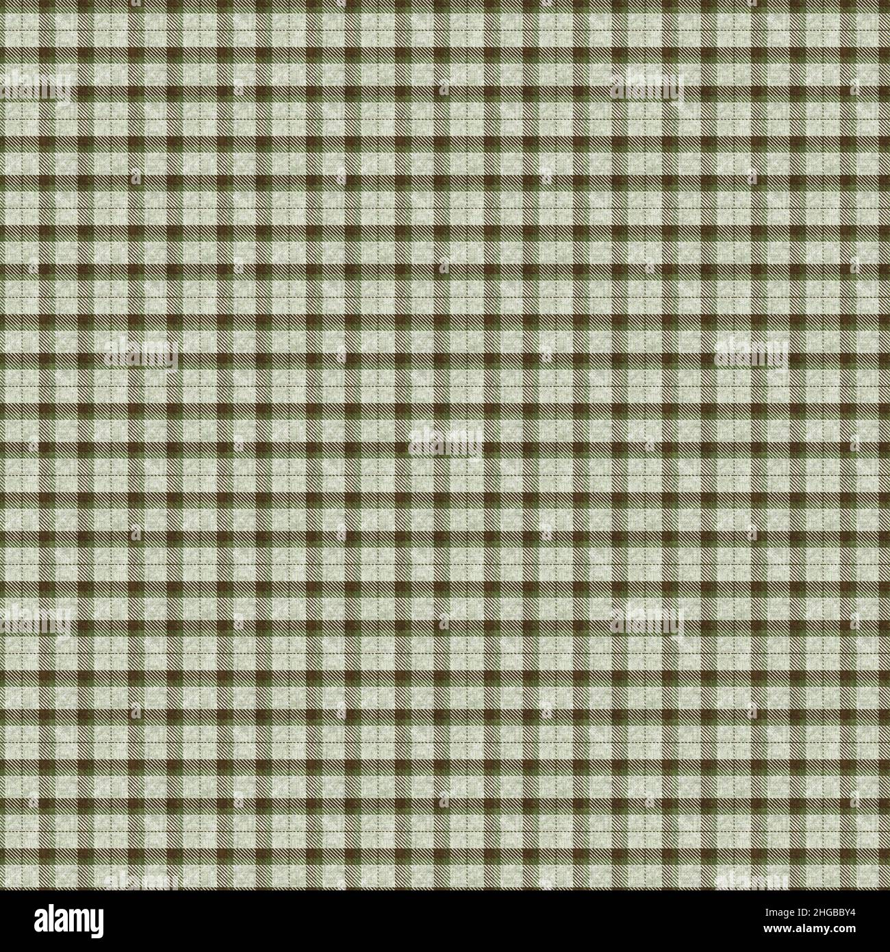 Muted green winter woven plaid texture. Seamless woolen scottish style ...