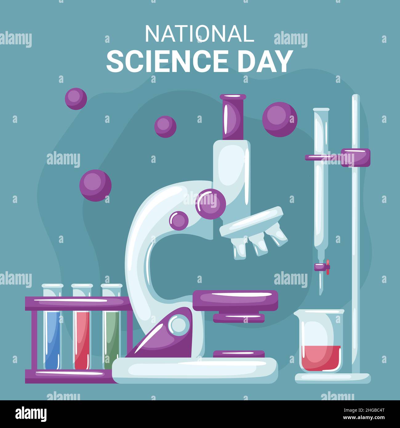 Test tubes in a stand Stock Vector Images - Alamy