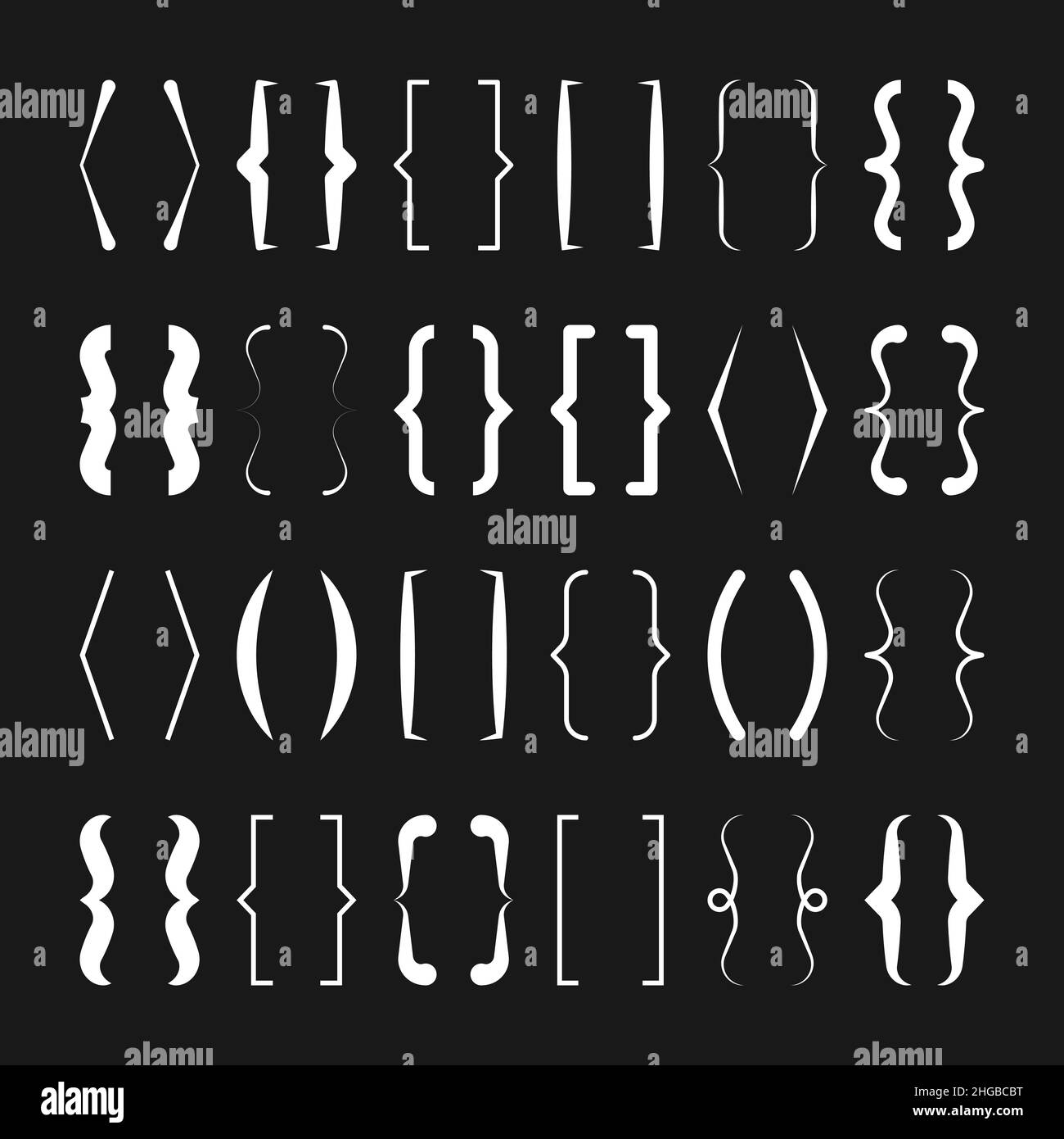 Bracket Frames Photoshop