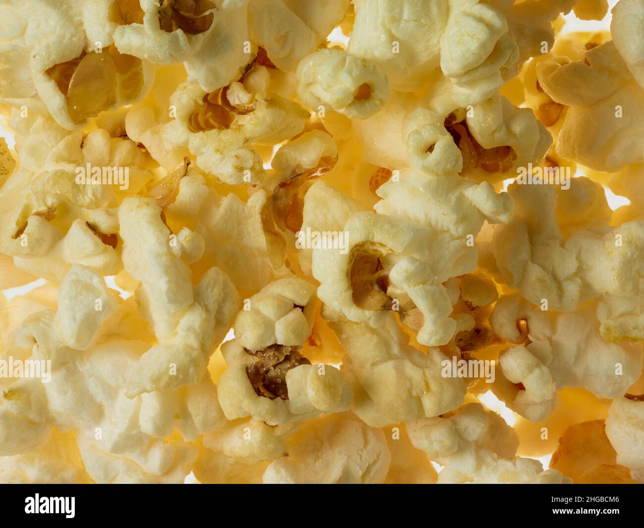 Popcorn, close up snack food portrait Stock Photo - Alamy