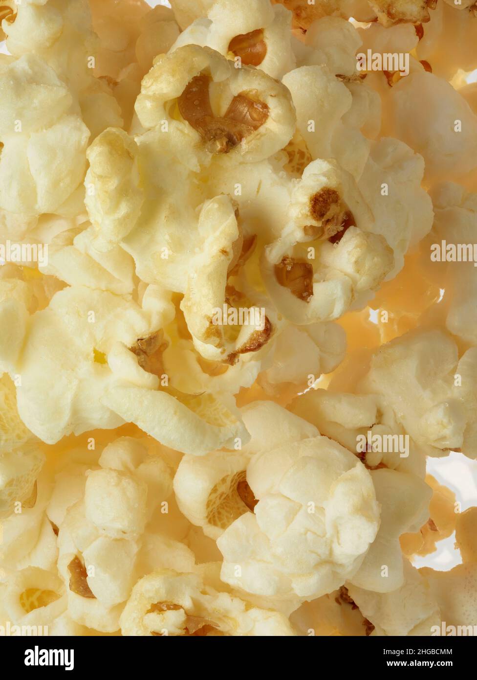 Popcorn, close up snack food portrait Stock Photo - Alamy