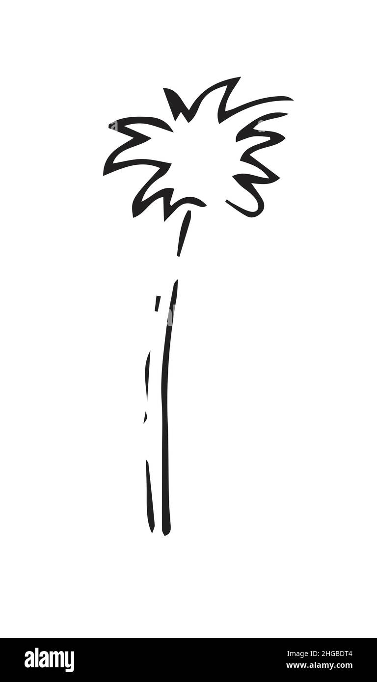 Collection tree plant line hi-res stock photography and images - Alamy