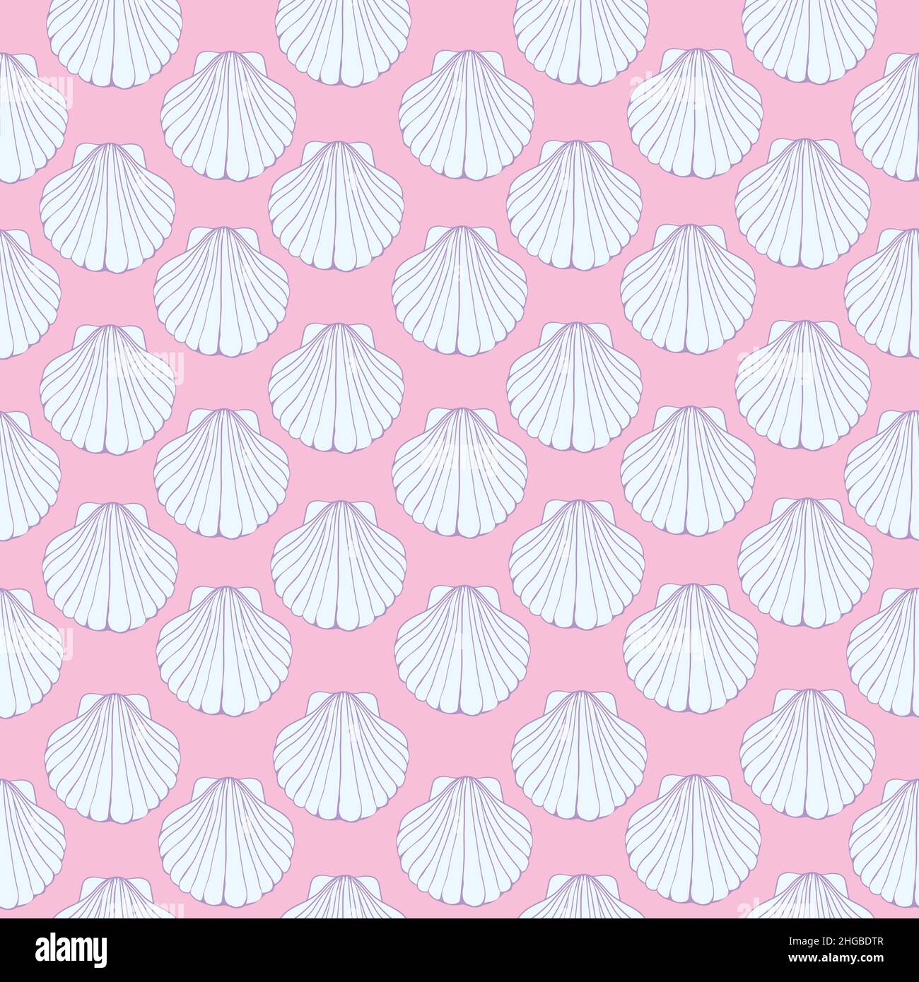 Marine background. Hand drawn vector illustrations - seamless pattern ...