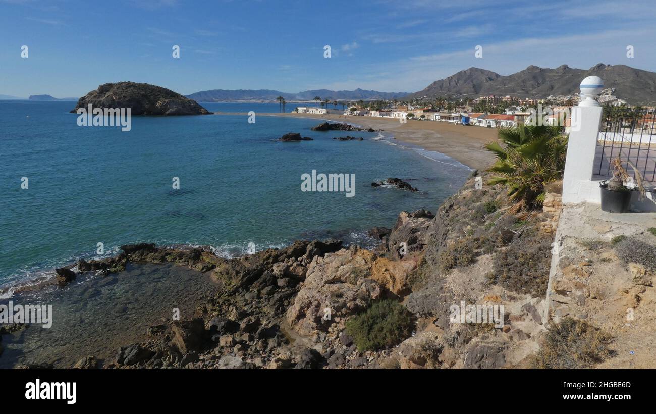 Playa Nares, Costa de Mazarrón Stock Photo - Alamy