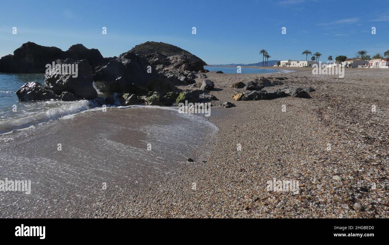 Playa Nares, Costa de Mazarrón Stock Photo - Alamy