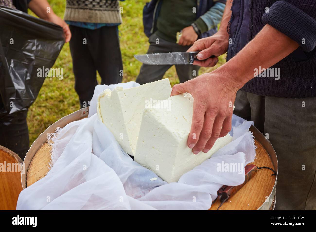 Blue cheese farm house hi-res stock photography and images - Alamy