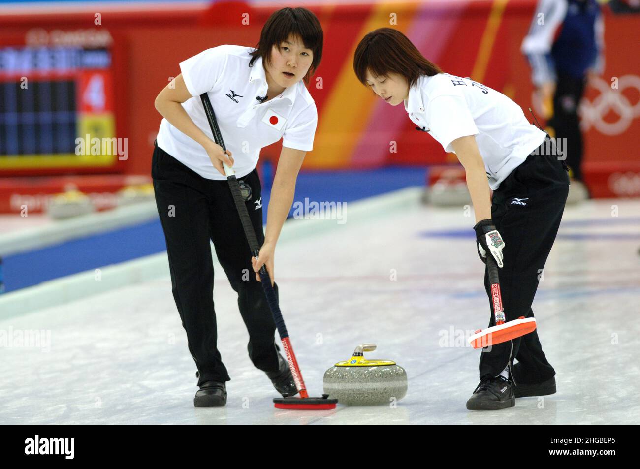 Japanese womens national team of curling hi-res stock photography and ...