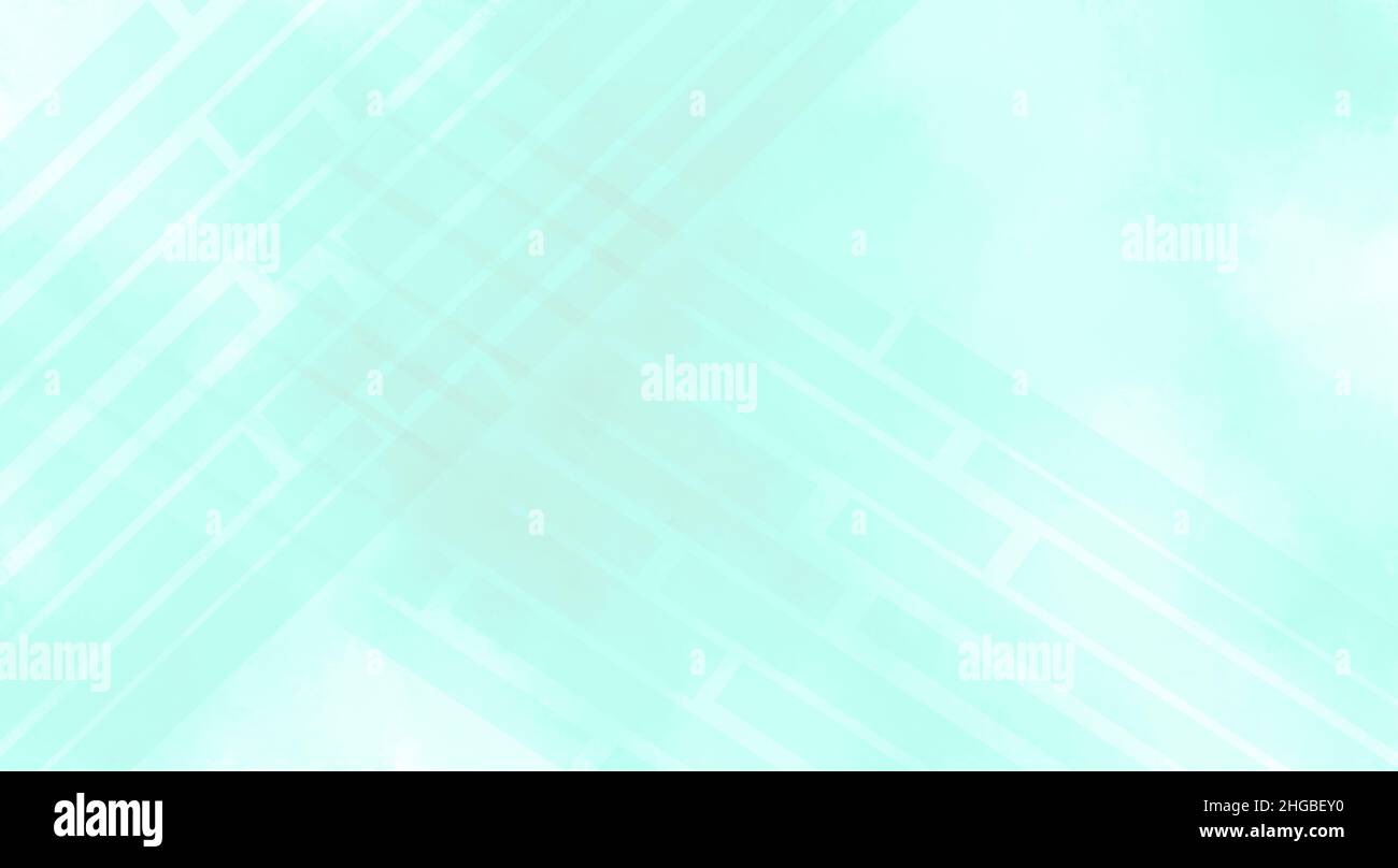 abstract background in pastel green color with geometric lines of ...