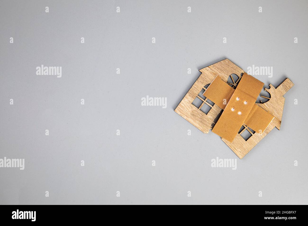 Broken house model hi-res stock photography and images - Alamy