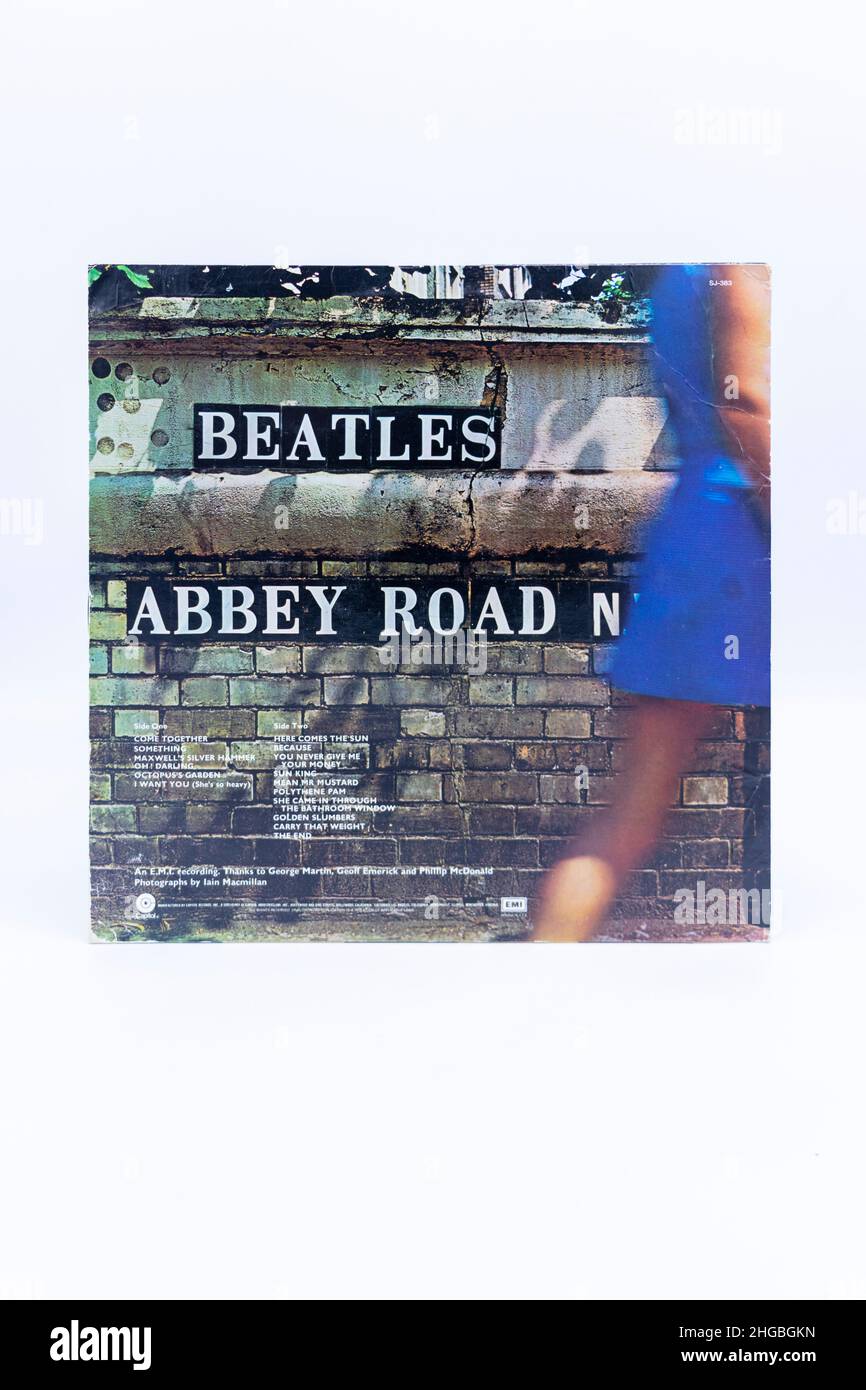 Beatles Abbey Road Back Cover