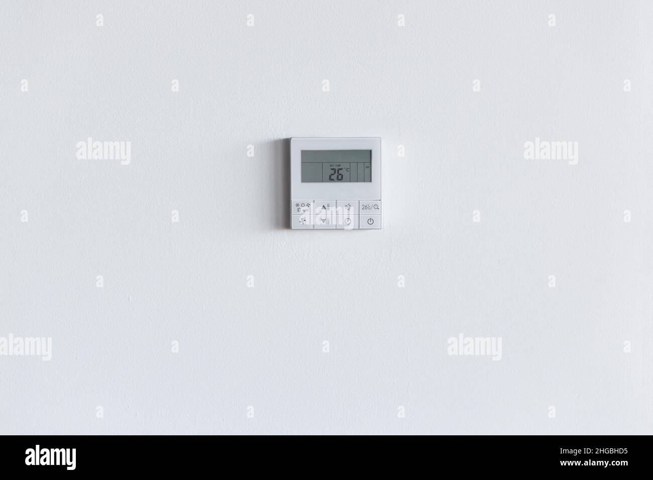 The air conditioning and heating control panel for the apartment and ...