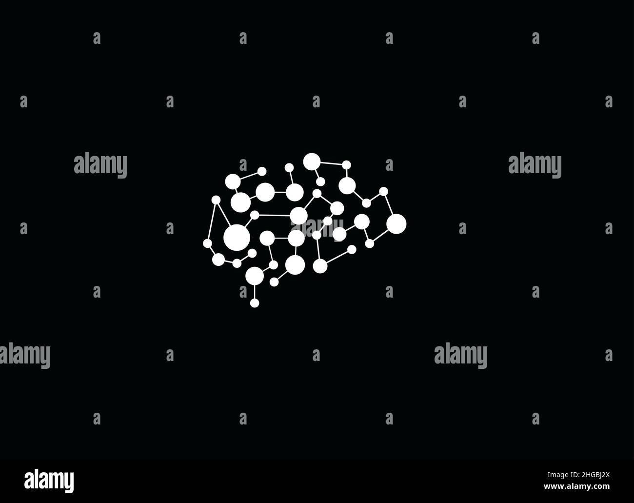 Mind map symbol, brainstorming sign, smart mind icon, brain research ...