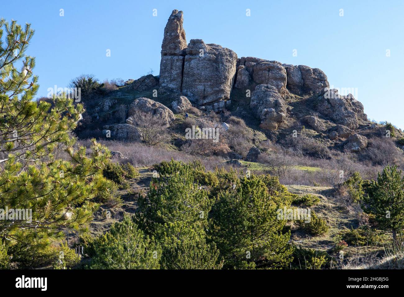 Italy, magnificent views of the Montefeltro region Stock Photo - Alamy