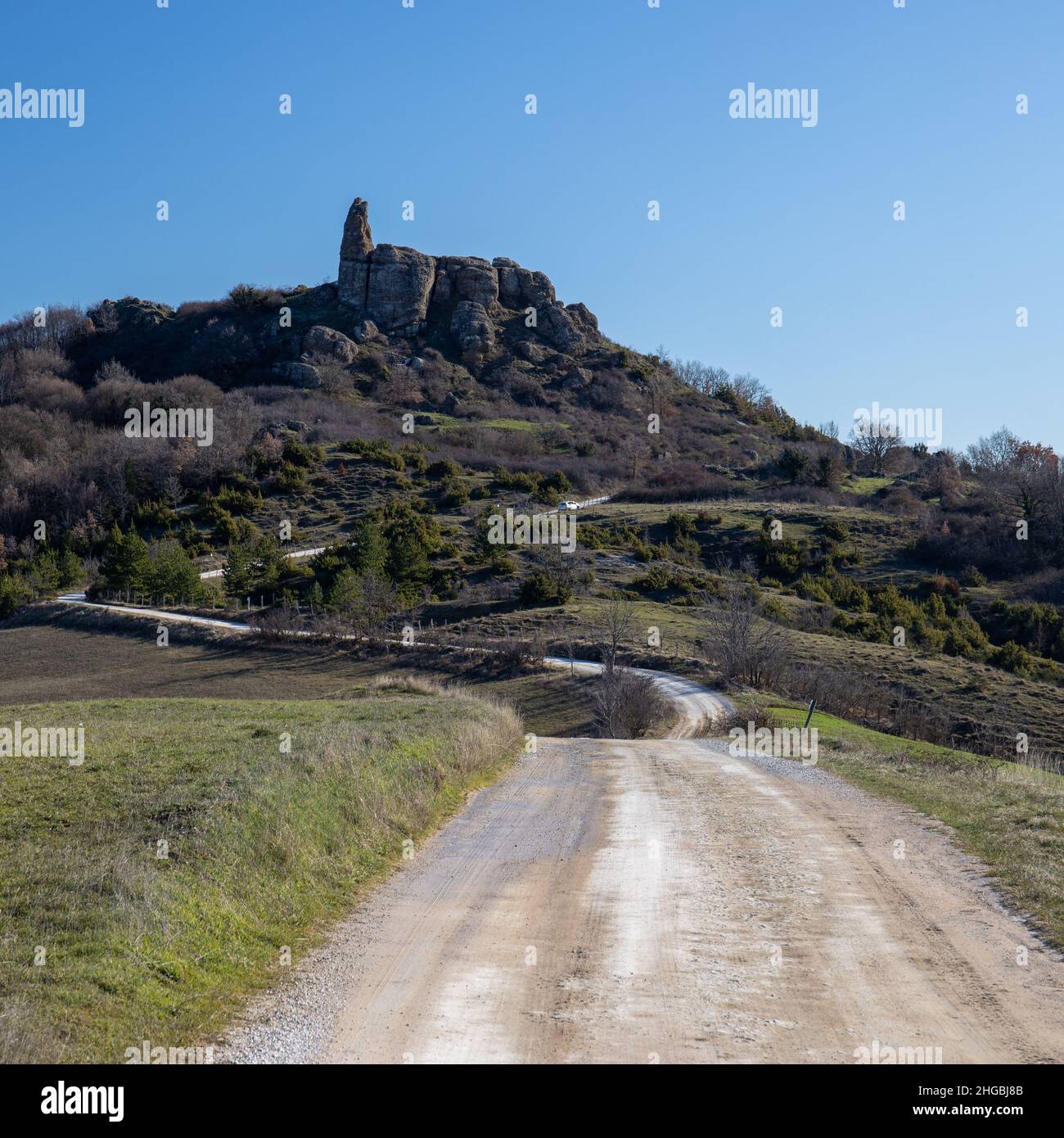 Italy, magnificent views of the Montefeltro region Stock Photo - Alamy