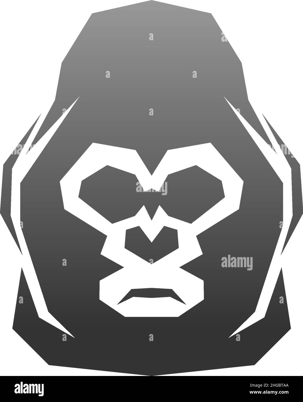 Gorilla logo design vector icon template illustration Stock Vector ...