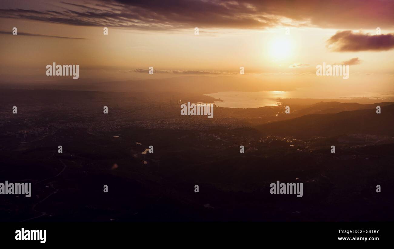 Landscape view on sunset hi-res stock photography and images - Alamy