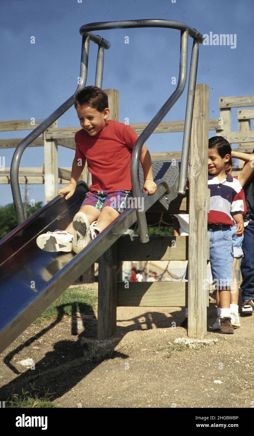 1990s playground hi-res stock photography and images - Alamy