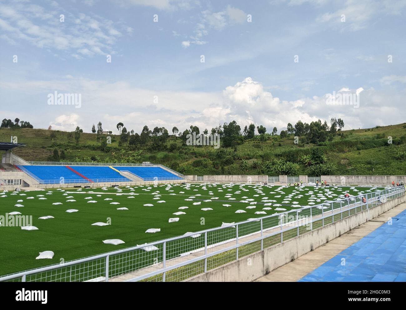 Goma, Drc. 19th Jan, 2022. Photo taken on Jan. 19, 2022 shows a new ...