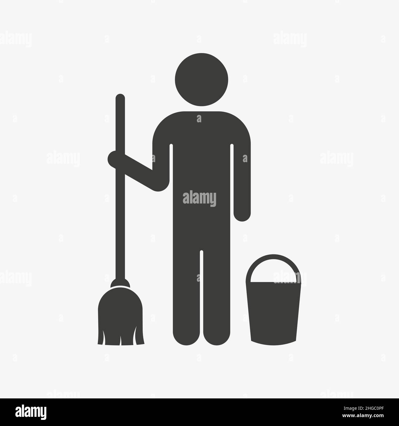Man worker washing black Stock Vector Images - Alamy