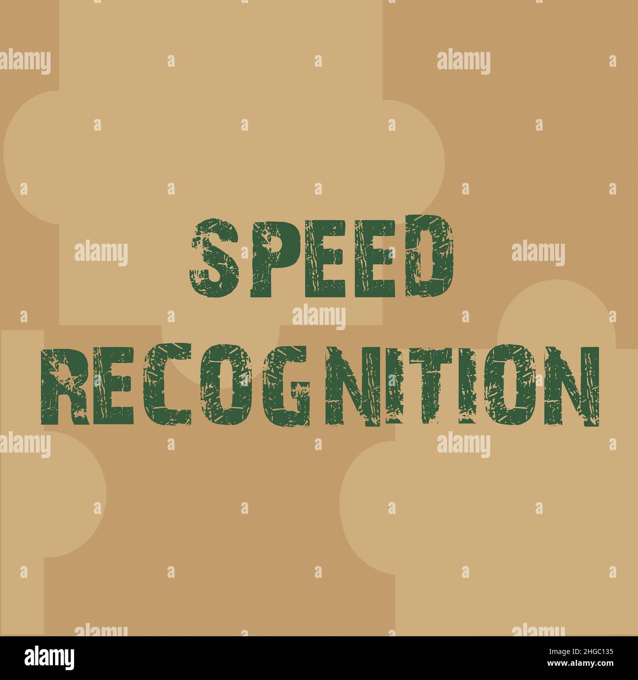 Text sign showing Speed Recognition. Business overview ...