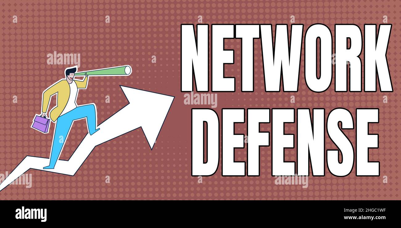 Conceptual display Network Defense. Conceptual photo easures to protect ...