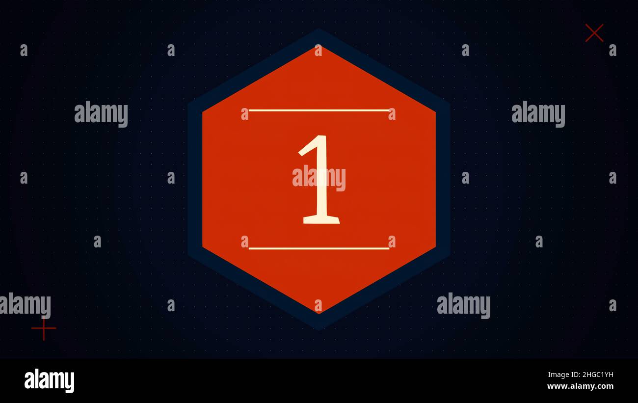 Animation of counting to 25. Stylish Animation of numbers 0 to 25 ...