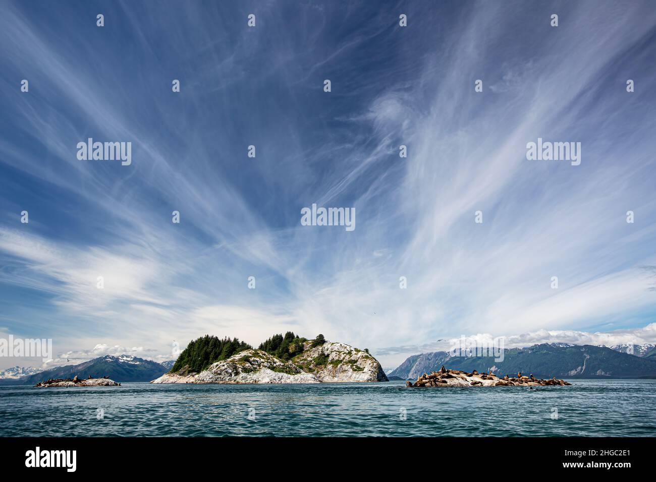 South Marble Islands, Glacier Bay National Park, Southeast Alaska, USA ...