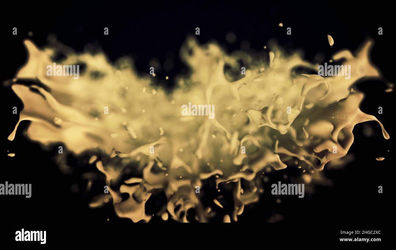 Explosion Background Loop Shockwave Power Fire Explosion Loop/