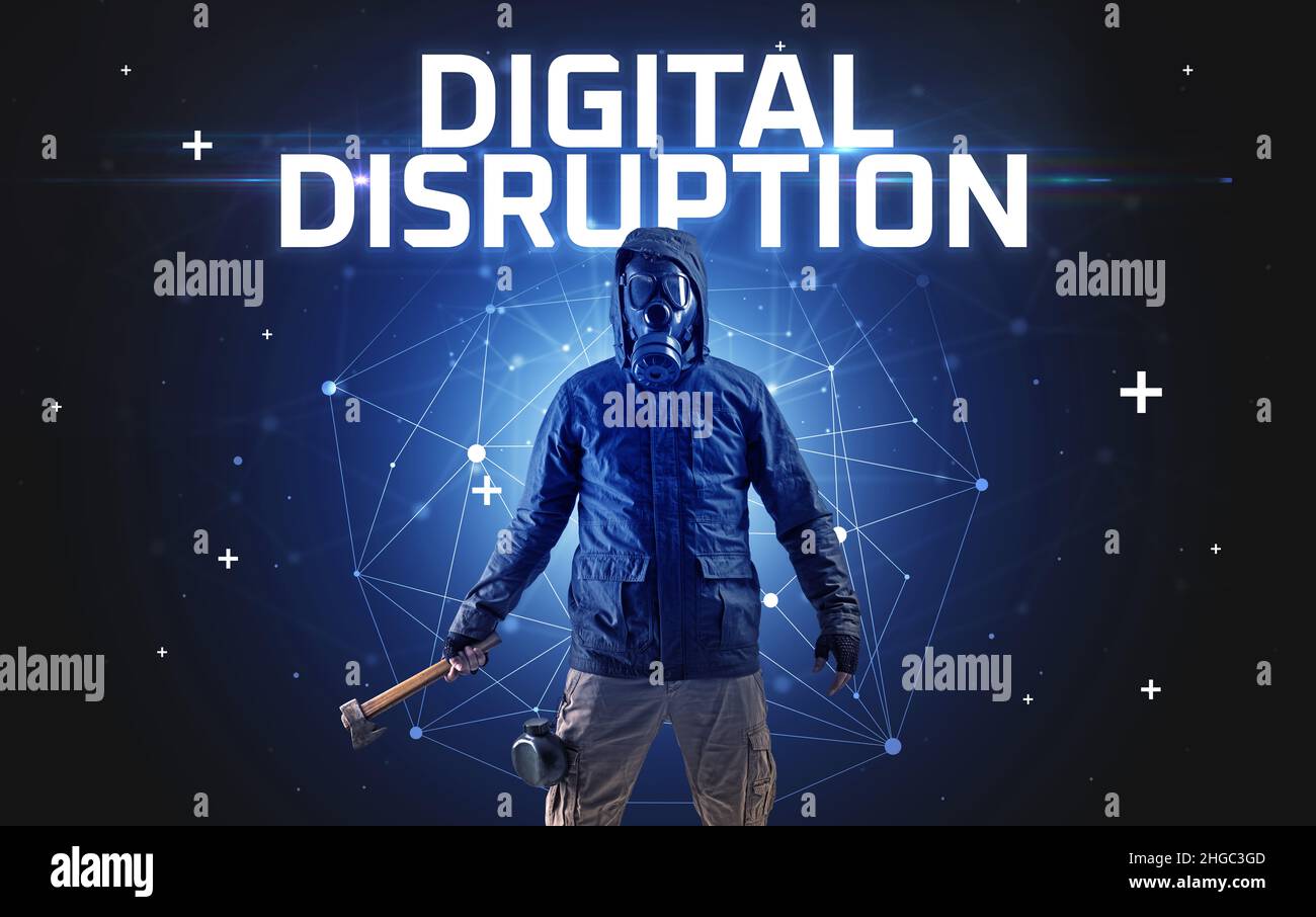 Mysterious hacker, online attack concept Stock Photo - Alamy
