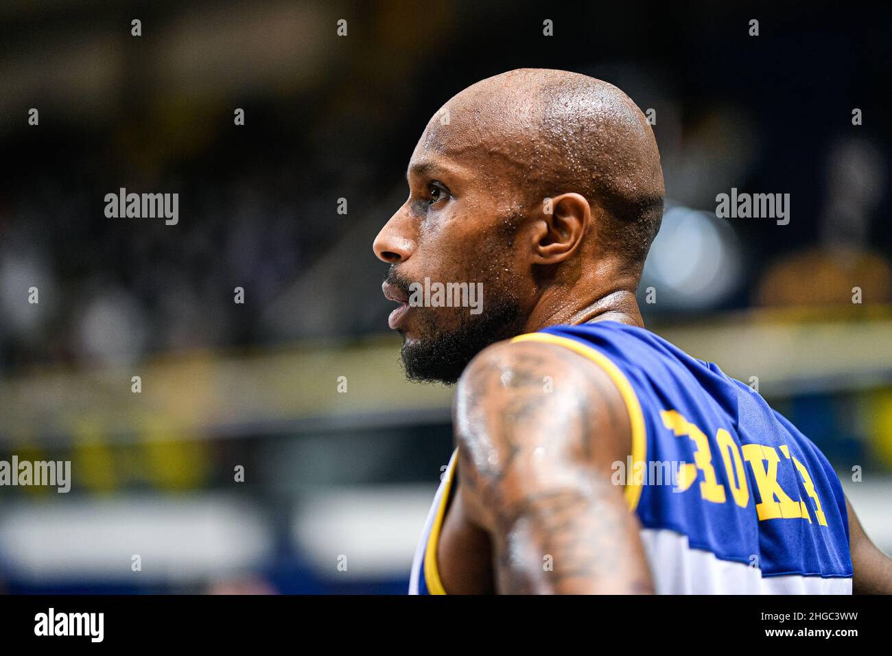 Levallois-Perret, France. 19th Jan, 2022. Tony Crocker of Metropolitans ...