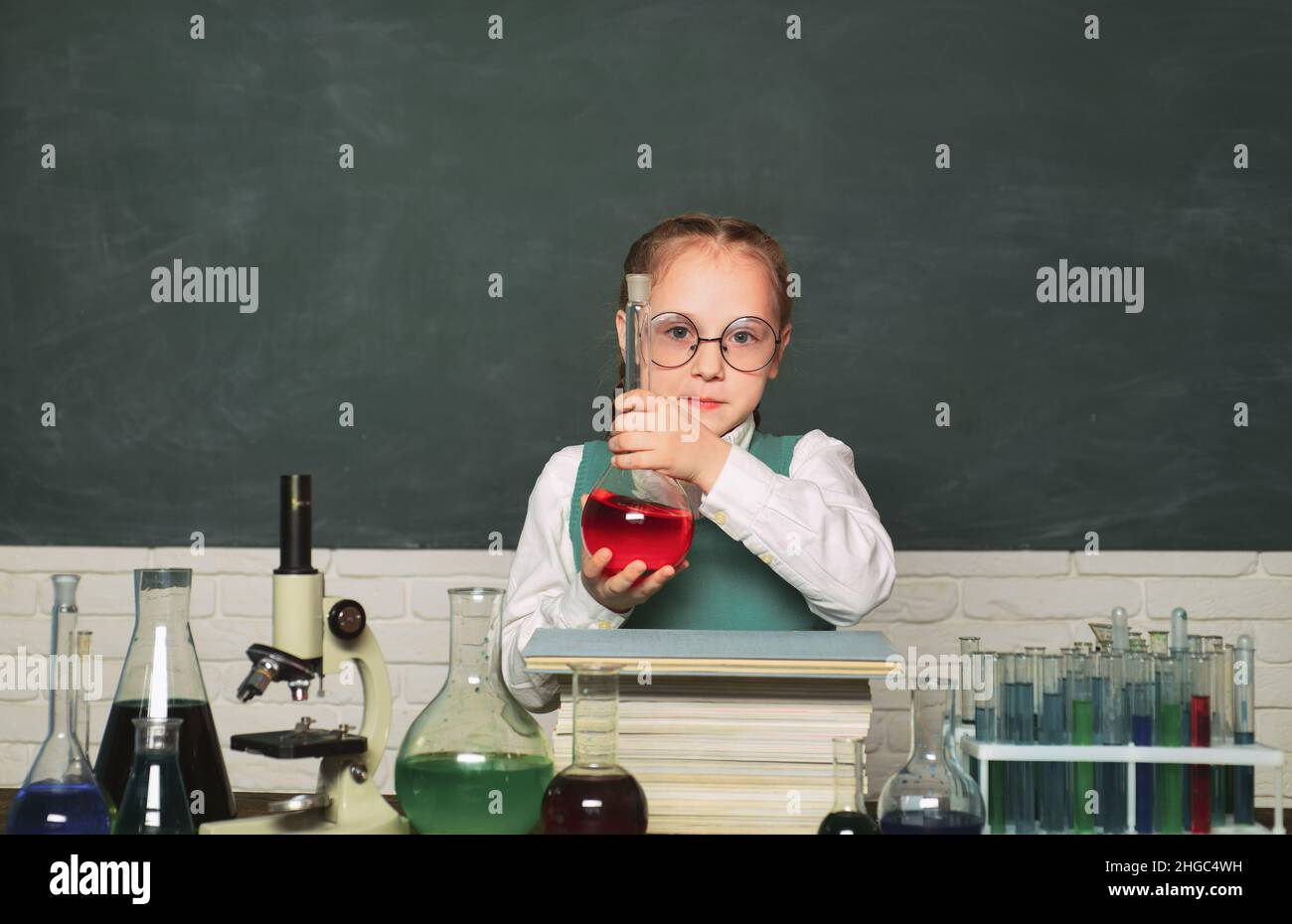 Back to school. Biology experiments with microscope. What is taught in ...