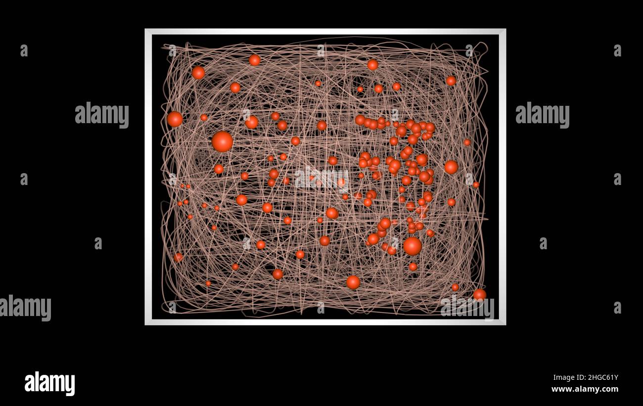 Particles captured in filter . 3d render illustration Stock Photo - Alamy