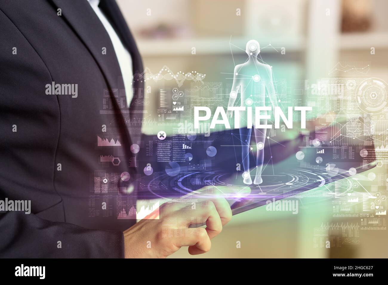 Electronic medical record, tech concept Stock Photo - Alamy