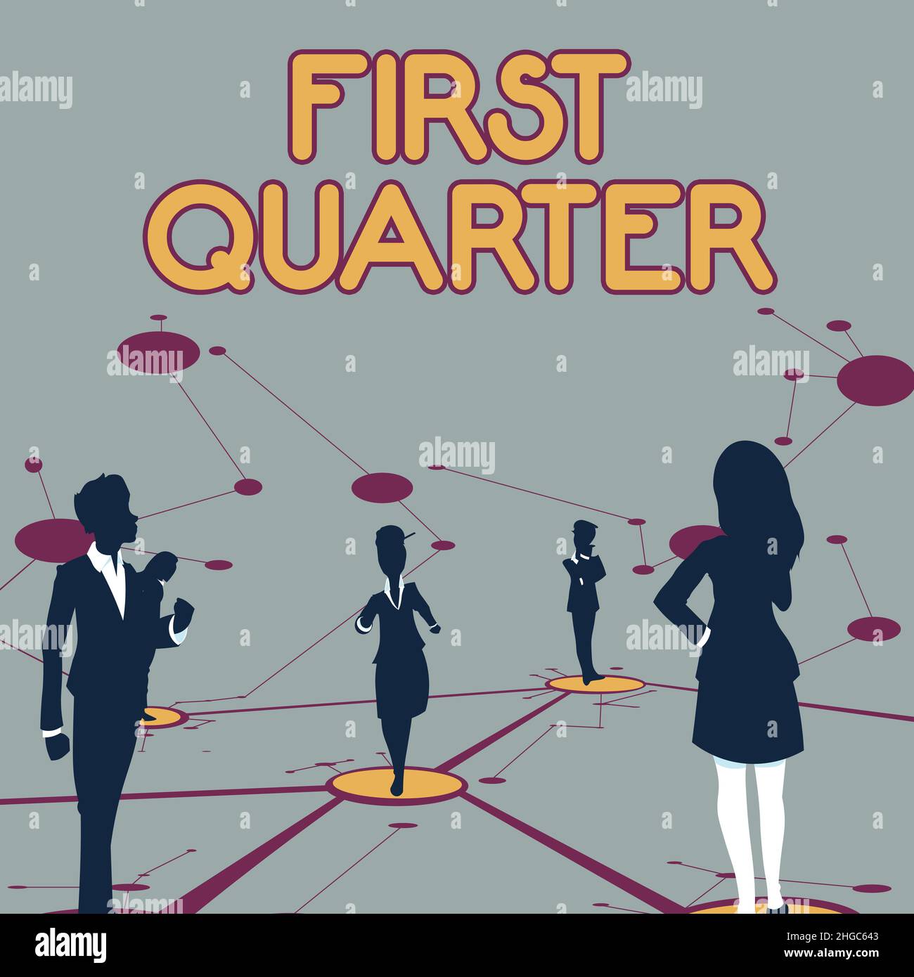 Handwriting text First Quarter. Business approach one of the considered ...