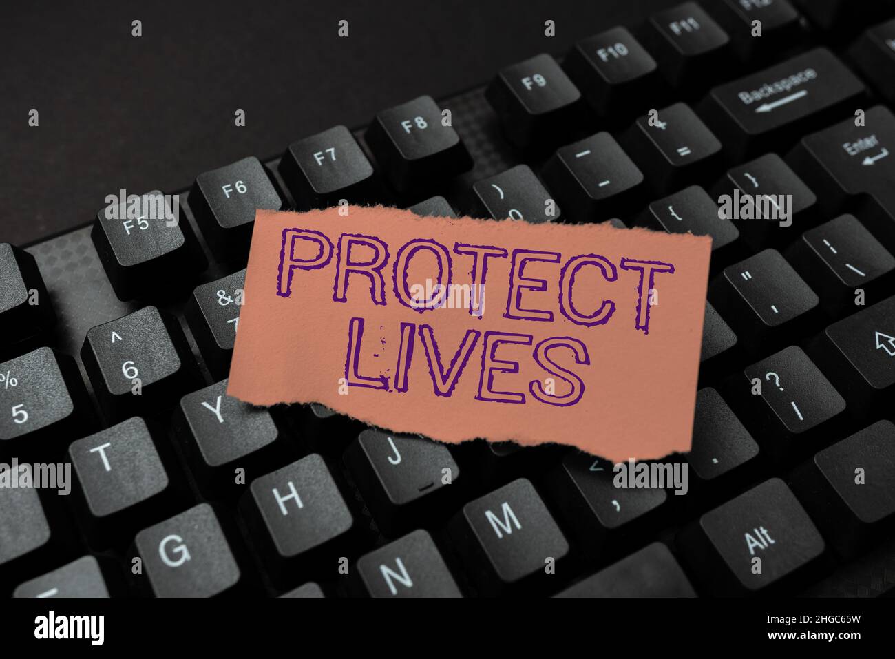 Hand writing sign Protect Lives. Business overview to cover or shield ...