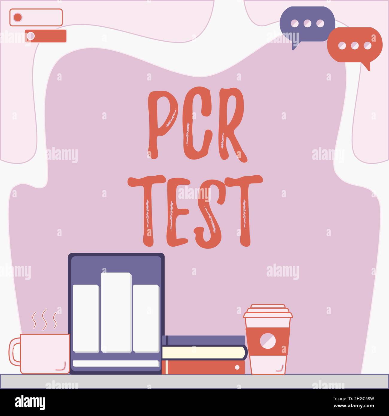 Hand writing sign Pcr Test. Word Written on qualitative detection of ...