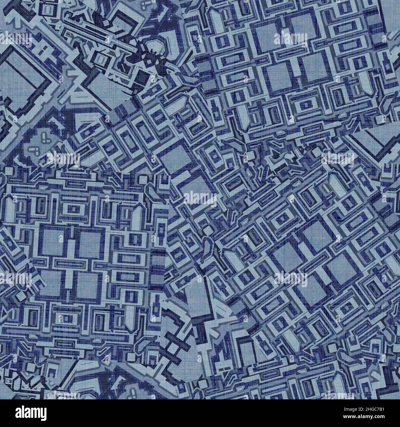 Grunge denim random geometric acid wash seamless texture material ...