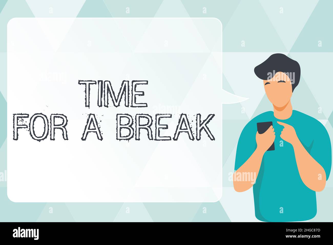 Handwriting text Time For A Break. Word for a schedule when workers ...