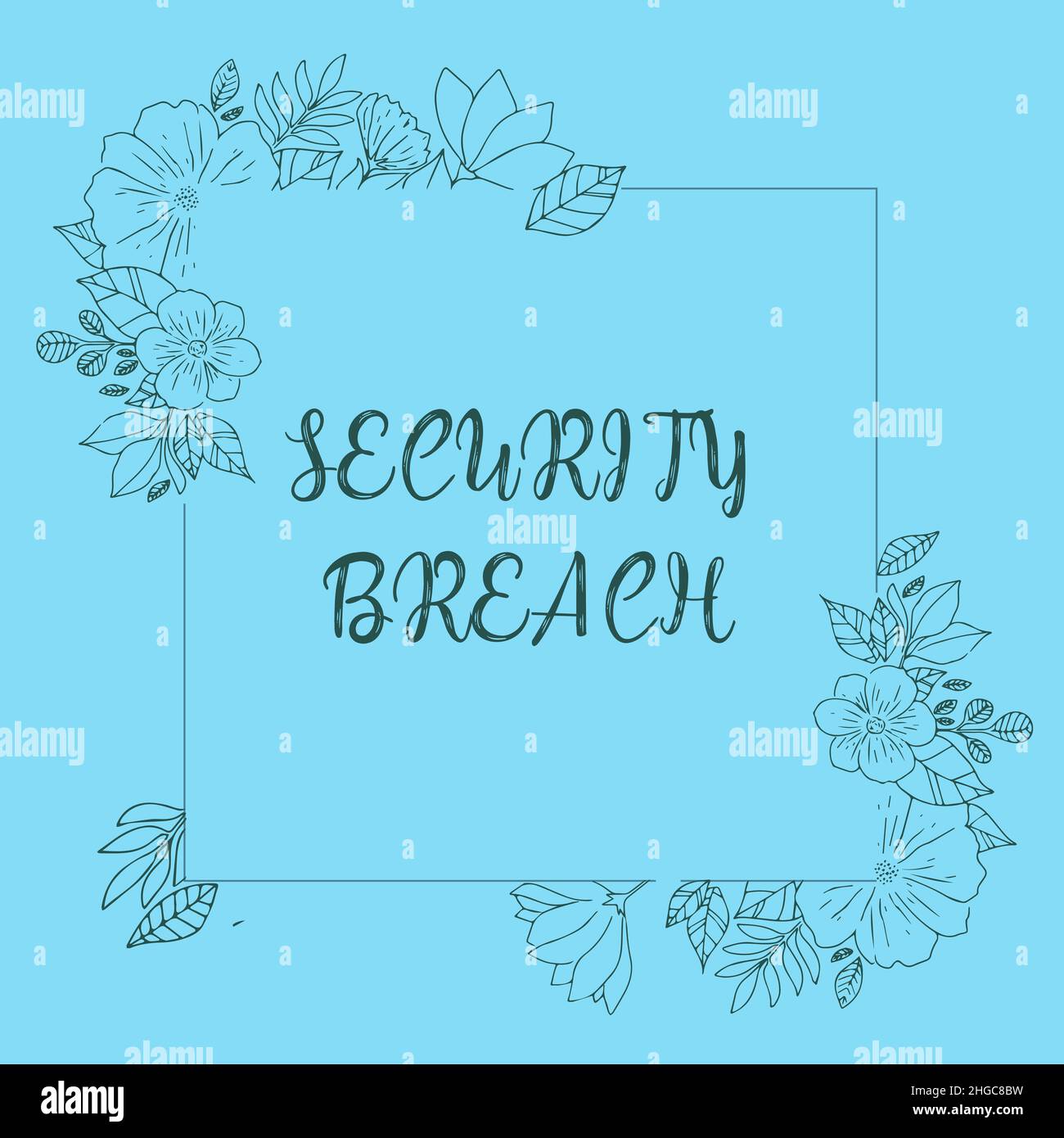 Conceptual display Security Breach. Business showcase any incident that ...